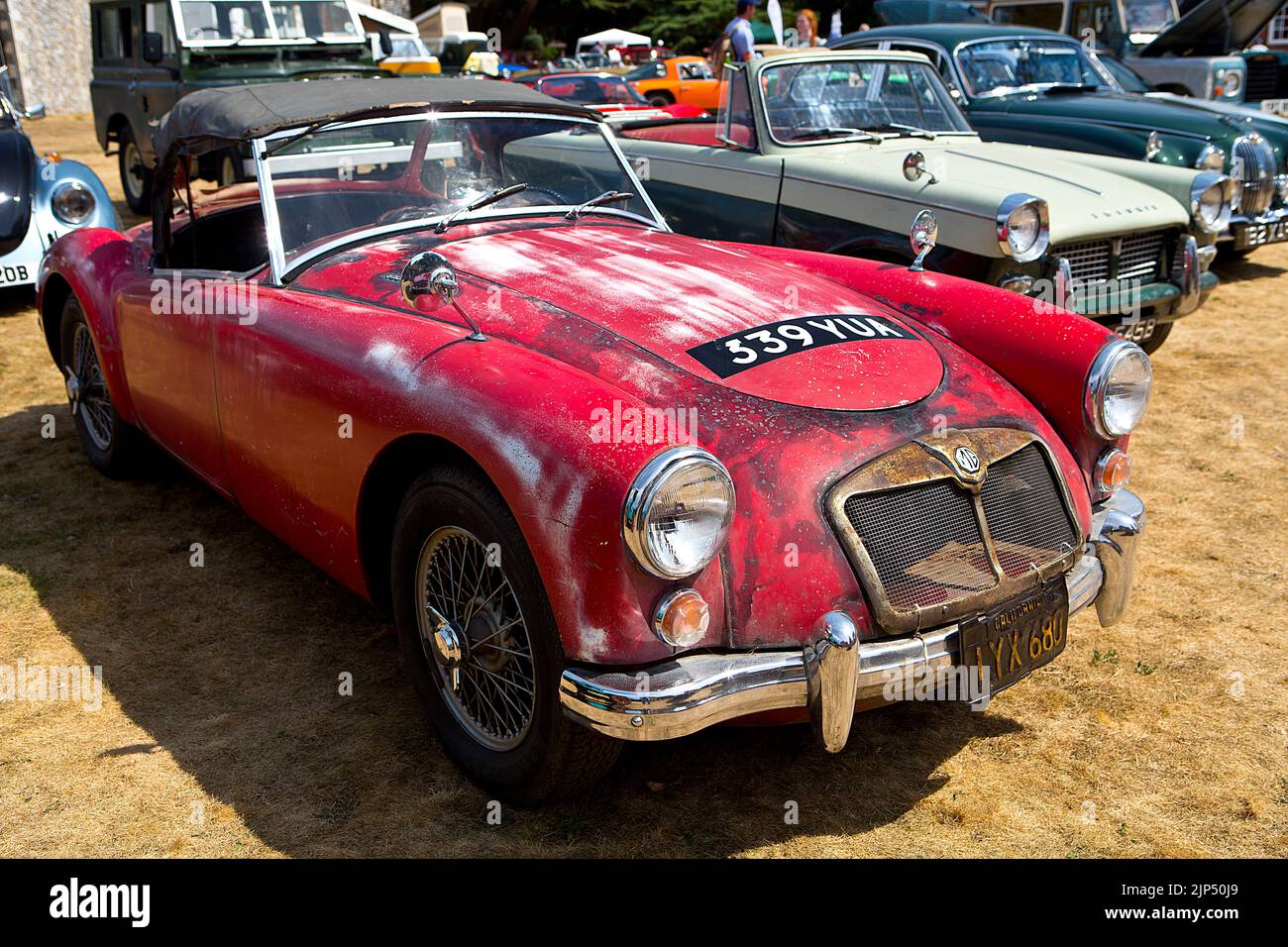 MGA at the "Patina" car show, (a Festival of the Unpresentable & a ...