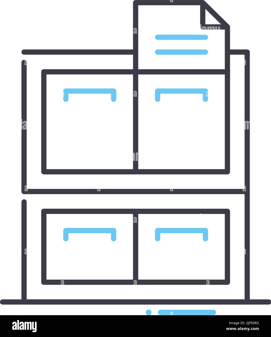 document line icon, outline symbol, vector illustration, concept sign ... document line icon, outline symbol, vector illustration, concept sign ...