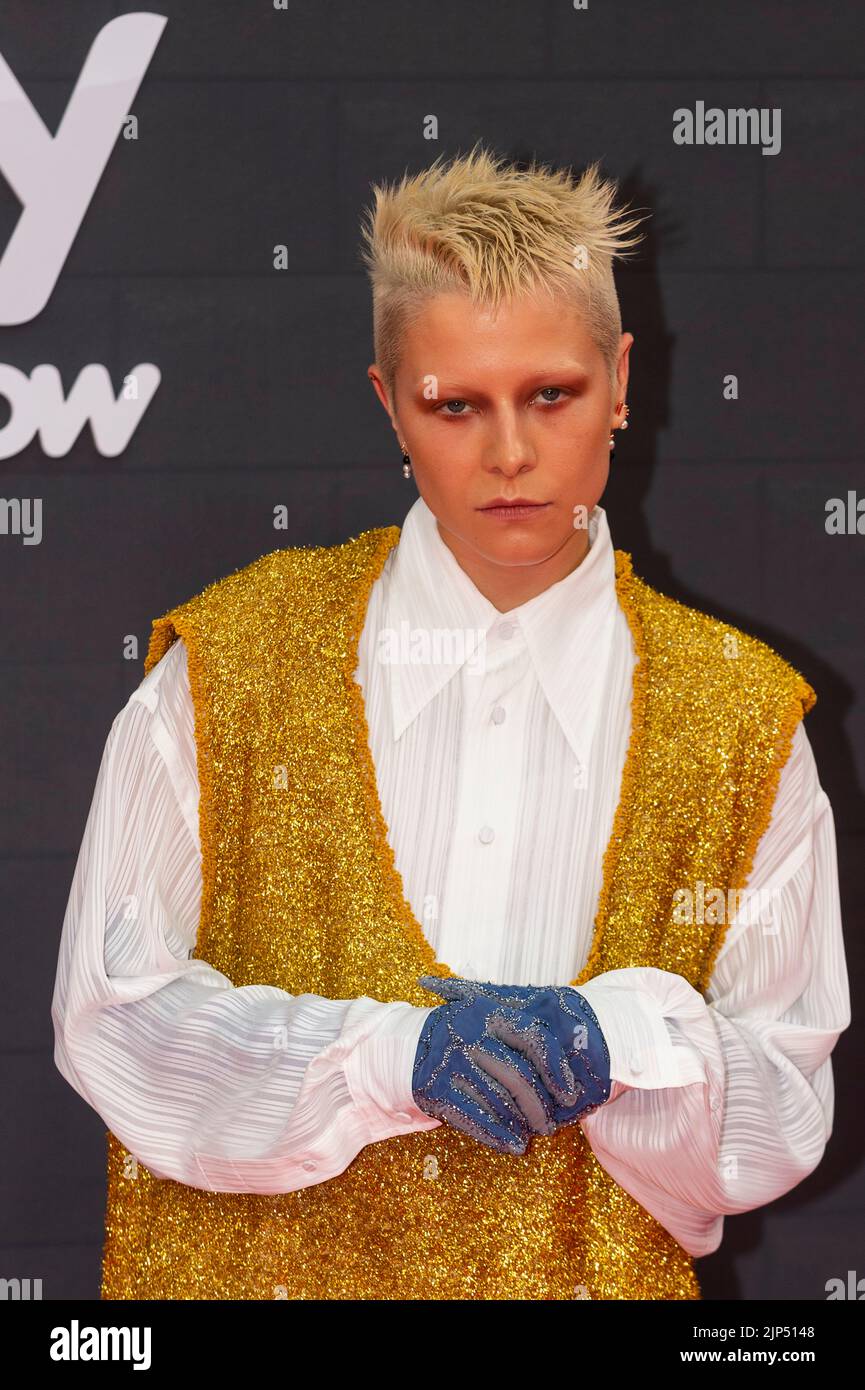London, UK. 15 August 2022. Cast member Emma Darcy attends the Sky ...