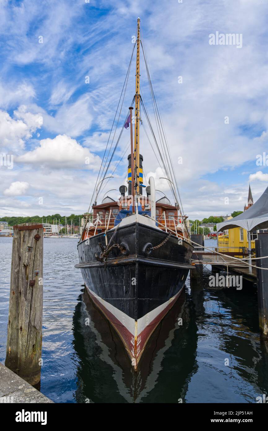 Bow of a historic steamship in Northern Europe Stock Photo - Alamy