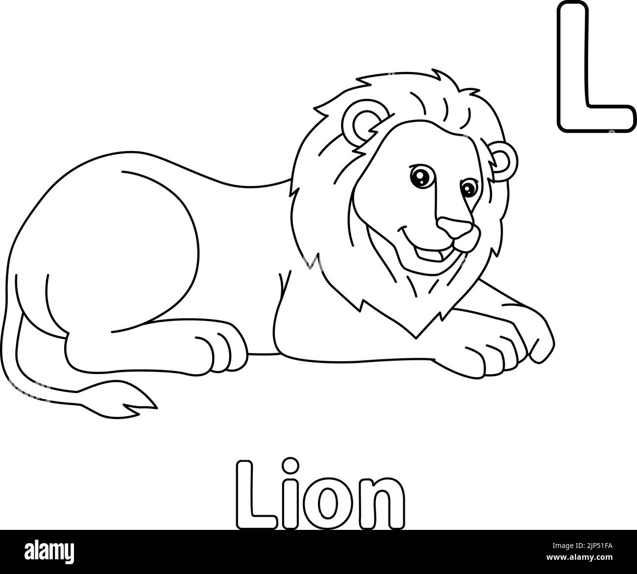 Alphabet l tracing Stock Vector Images - Alamy