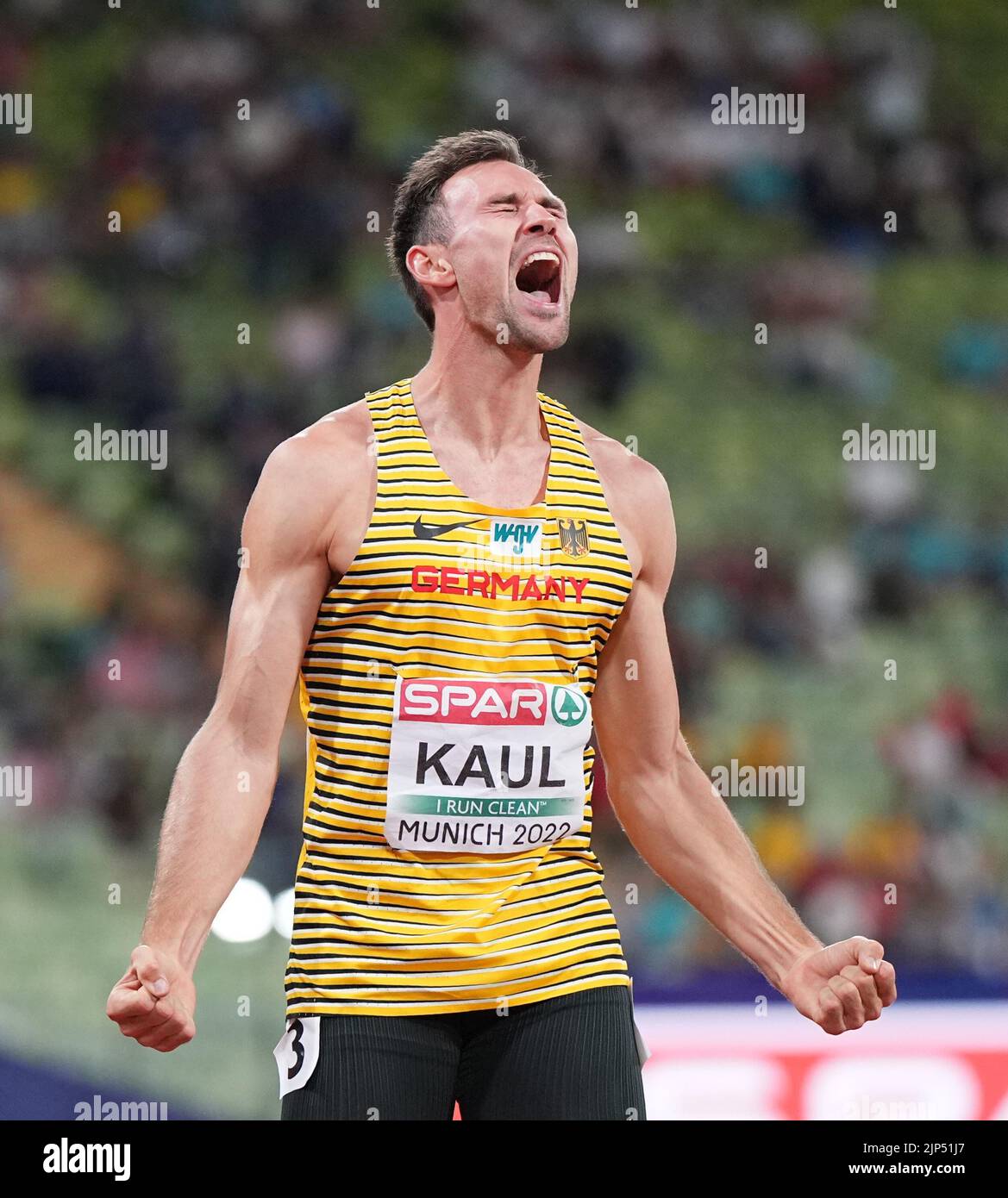 Munich, Germany. 15th Aug, 2022. Athletics: European Championships, Men ...
