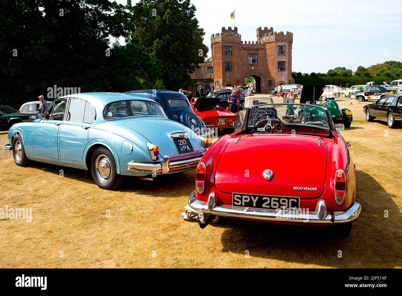 1964/5 Alfa Romeo Veloce & Jaguar Mark 2 at the "Patina"car show, (a ...