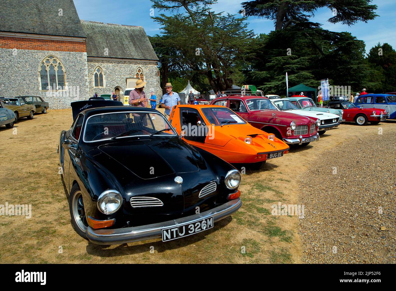 1974 Volkswagen Karmann Ghia, (& Bond Bug), at the "Patina" car show ...