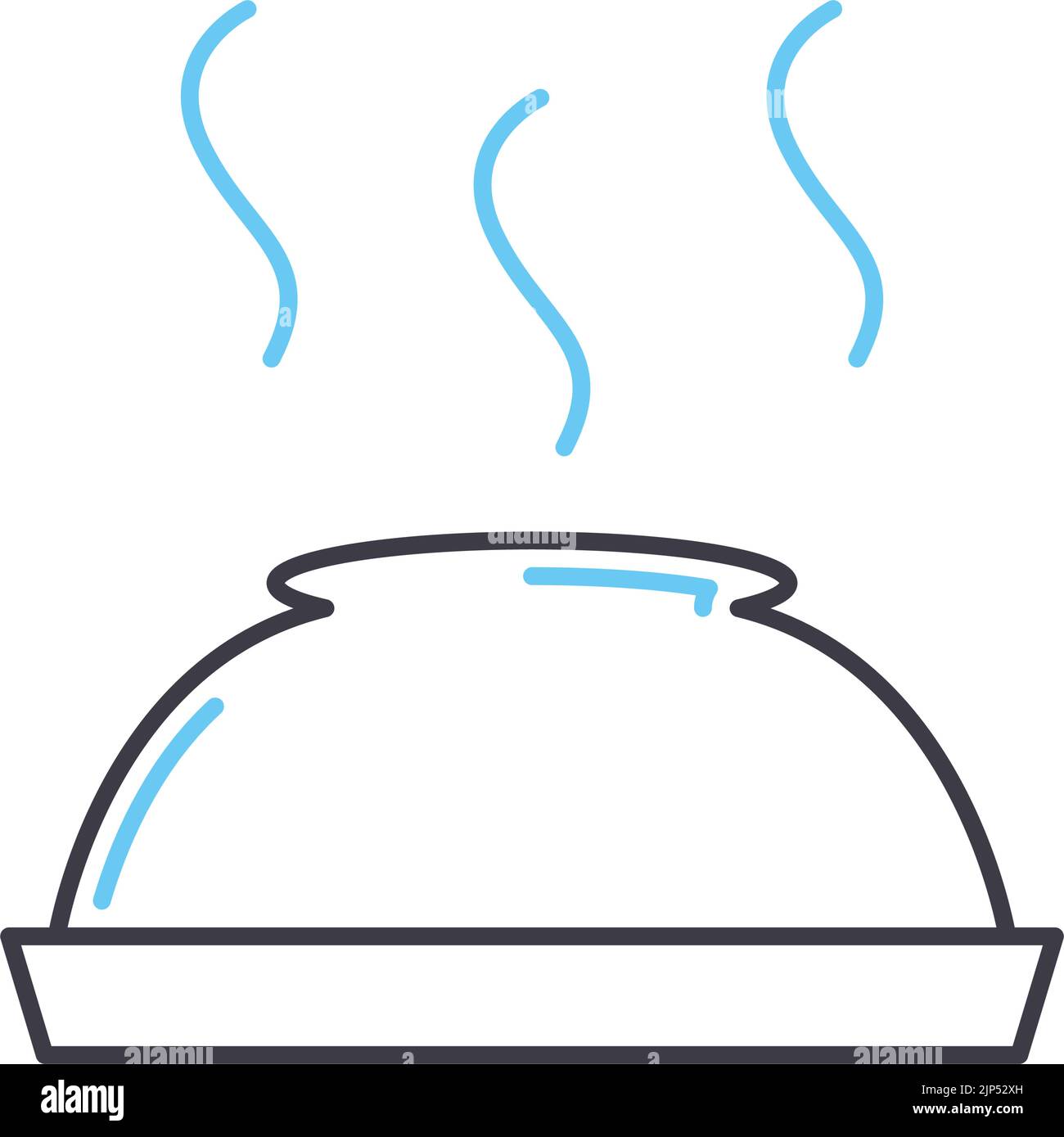 fine dining line icon, outline symbol, vector illustration, concept ...