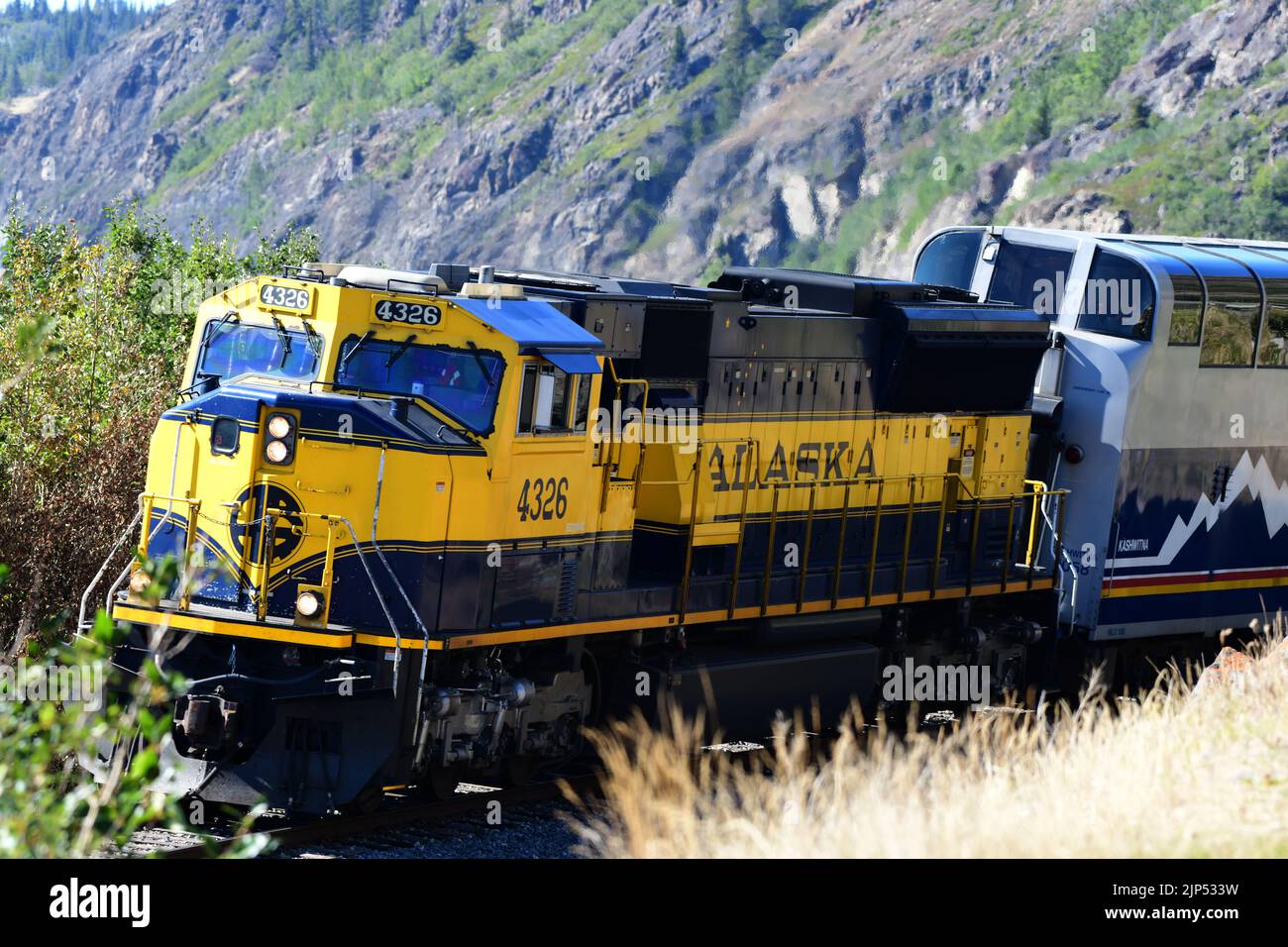 Princess alaska train hi-res stock photography and images - Alamy