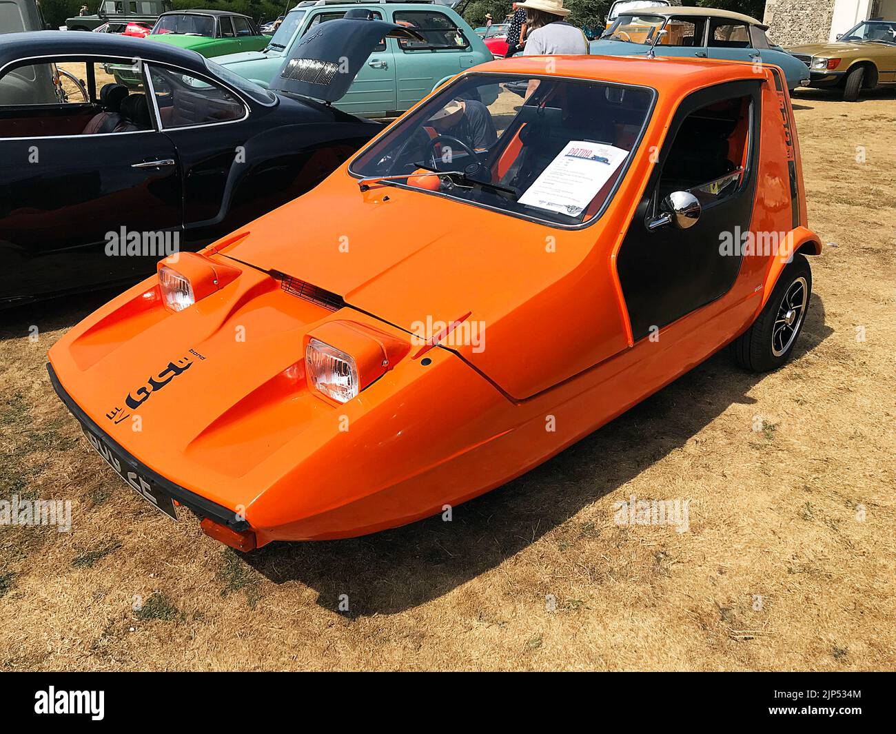 Bond Bug Three Wheeler at the "Patina" car show, (a Festival of the ...