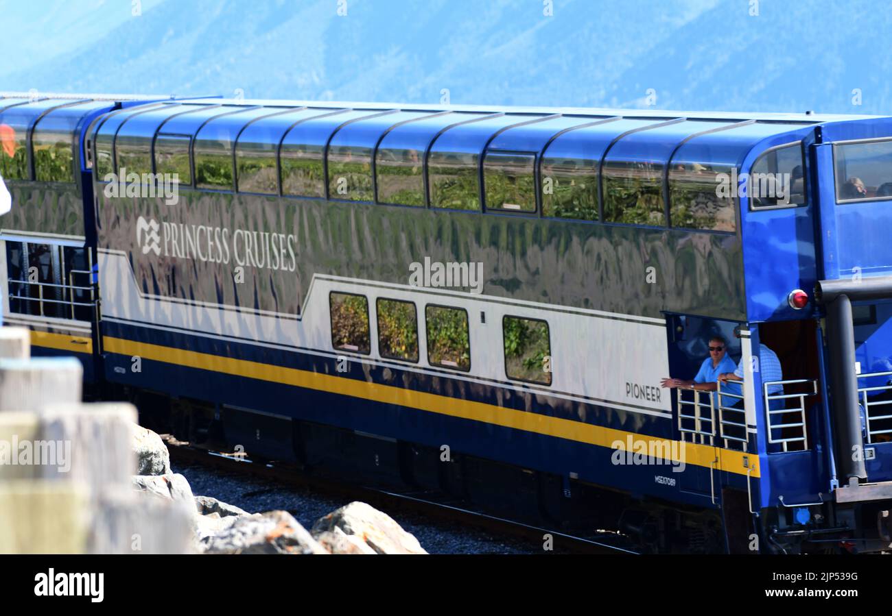 Princess alaska train hi-res stock photography and images - Alamy