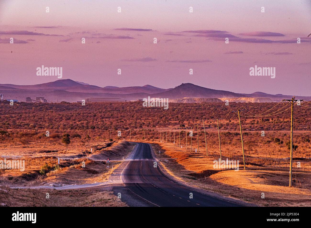 Kenya Landscapes Highway Road field Meadows Emali Oloitoktok Kajiado ...