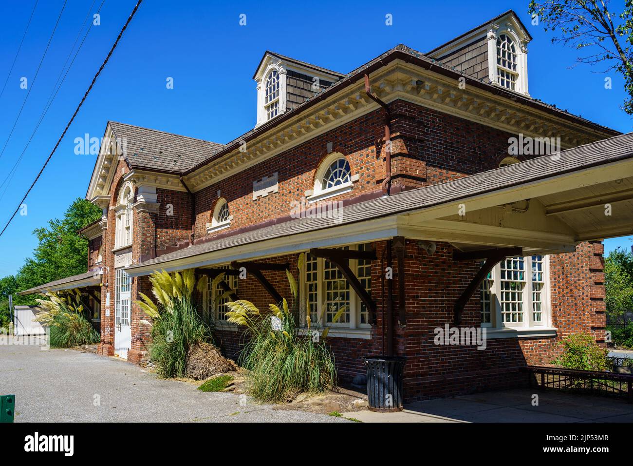 Perryville, MD, USA – August 13, 2022: The MARC commuter train station ...