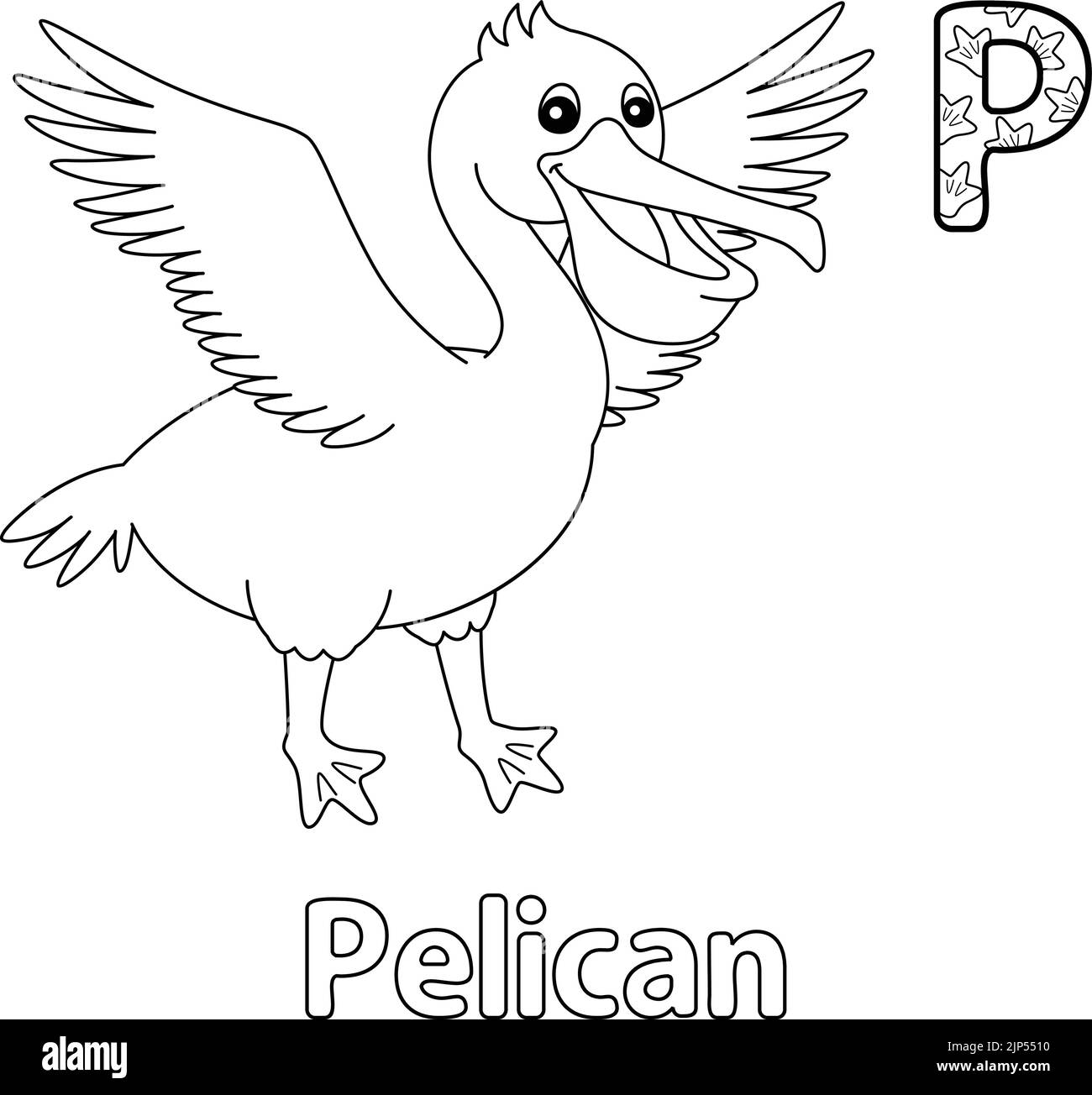 Alphabet p tracing Stock Vector Images - Alamy