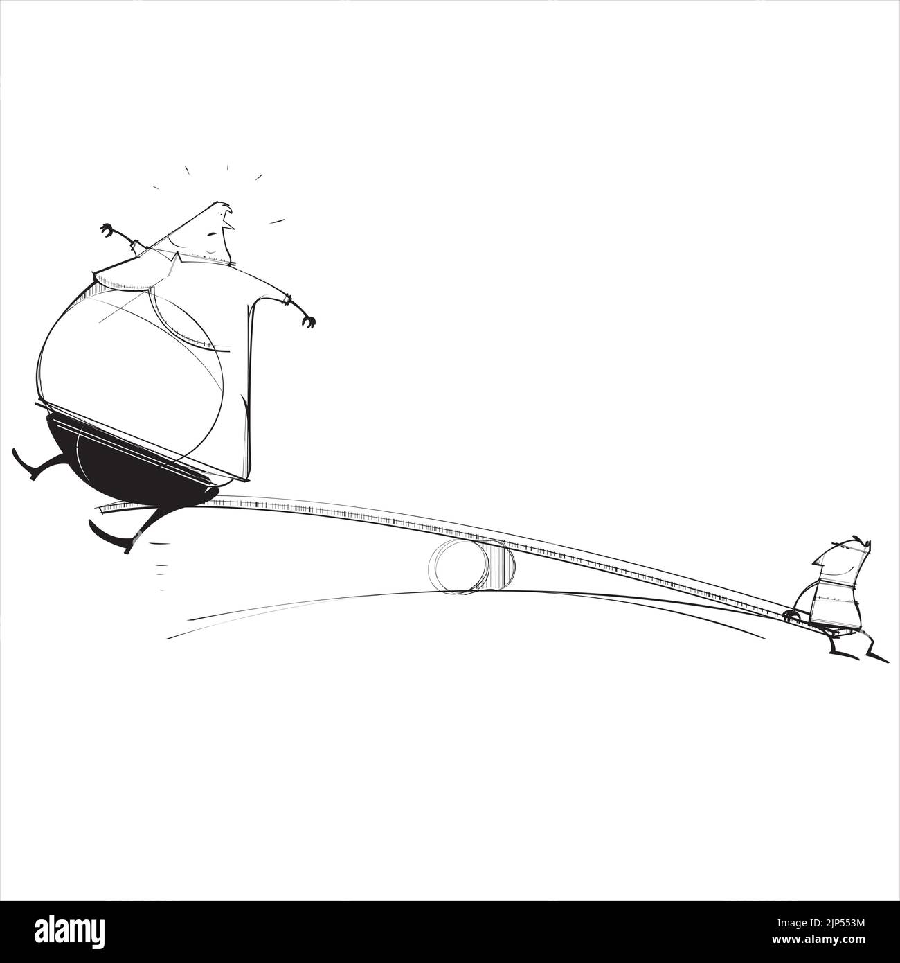 Large obese Stock Vector Images - Alamy