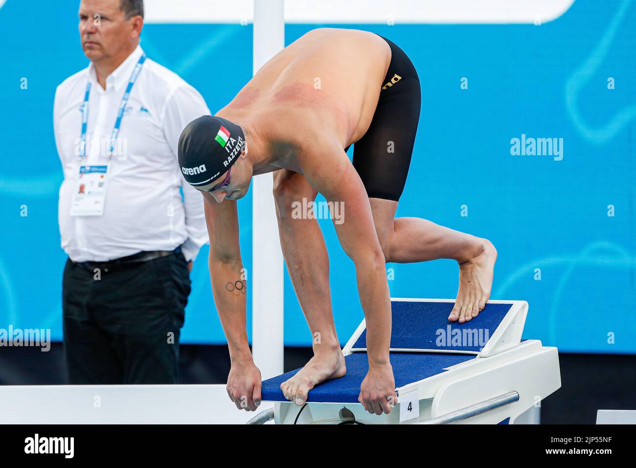 ROME, ITALY - AUGUST 15: Alberto Razzetti of Italy during the men's ...