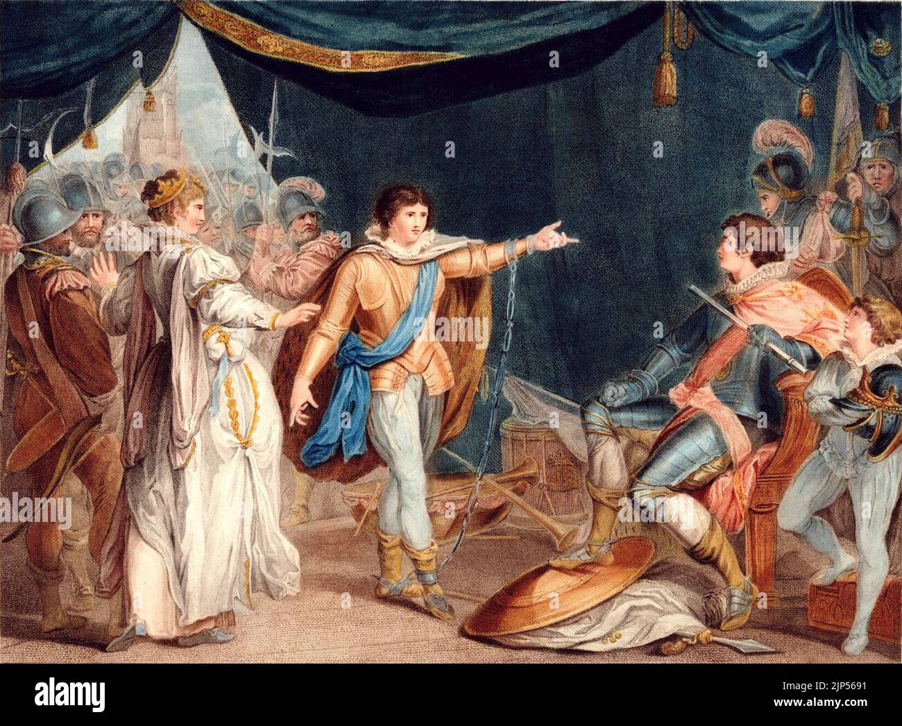 The heroism of Prince Edward Stock Photo - Alamy