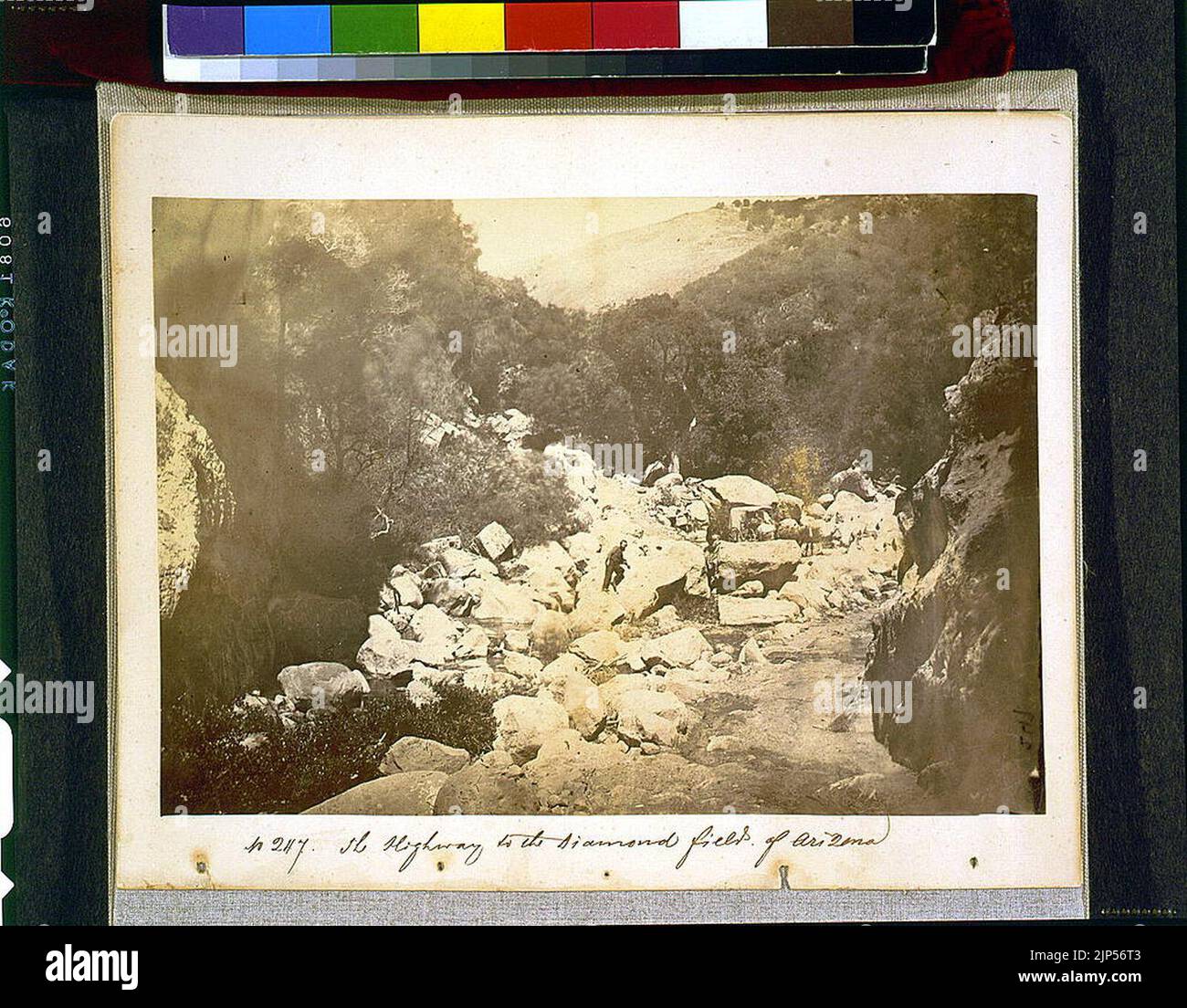 The highway to the diamond fields of Arizona Stock Photo - Alamy