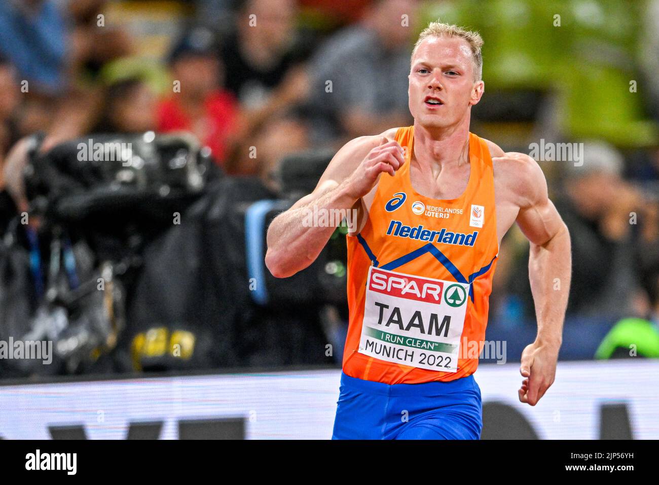 MUNCHEN, GERMANY - AUGUST 15: Rik Taam of Netherlands competing in Men ...