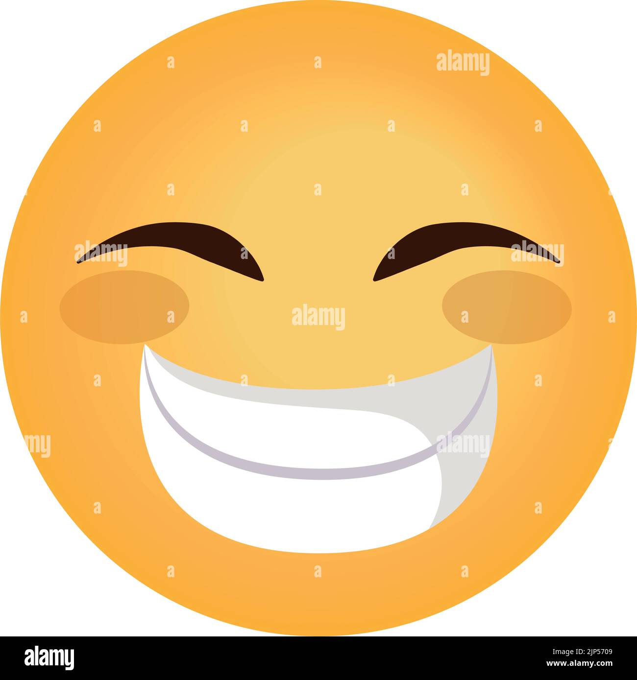 happy emoticon smile Stock Vector Image & Art - Alamy