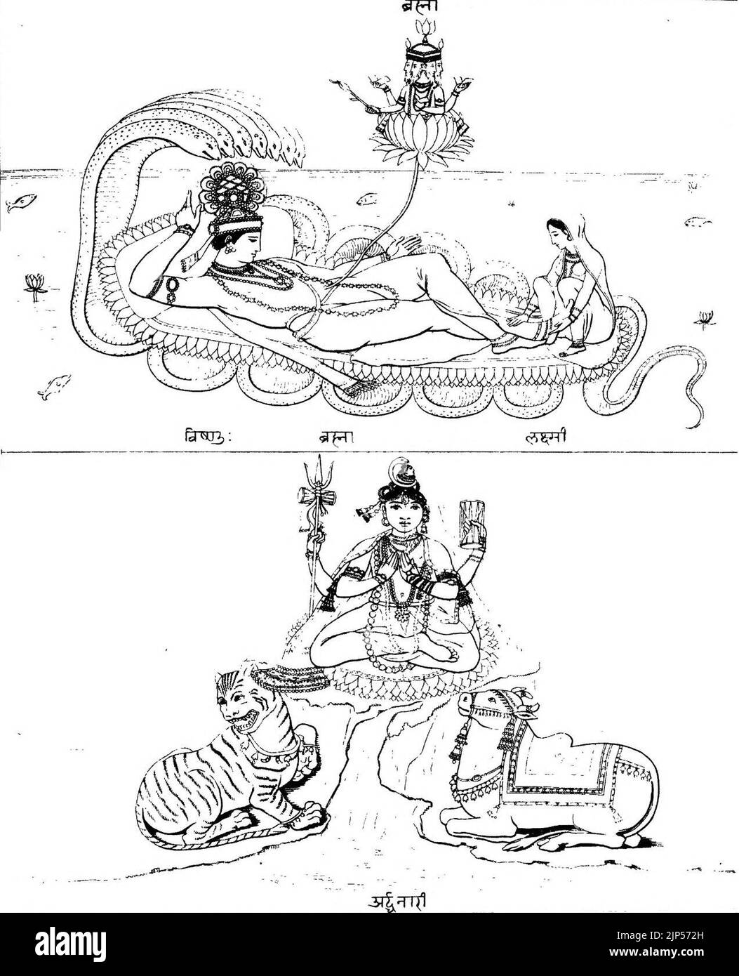 The Hindu Pantheon Plate 7 Stock Photo - Alamy