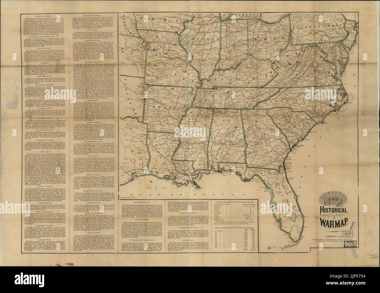 The historical war map Stock Photo - Alamy