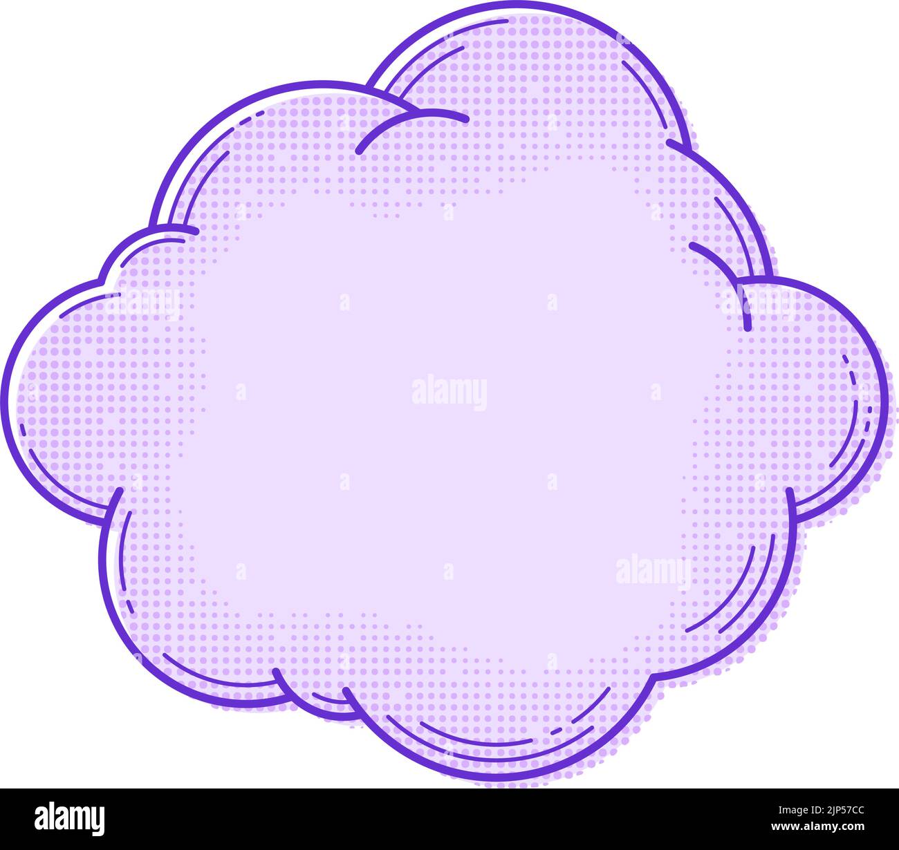 Text box template in comic style. Empty halftone text bubble. Pop art ...