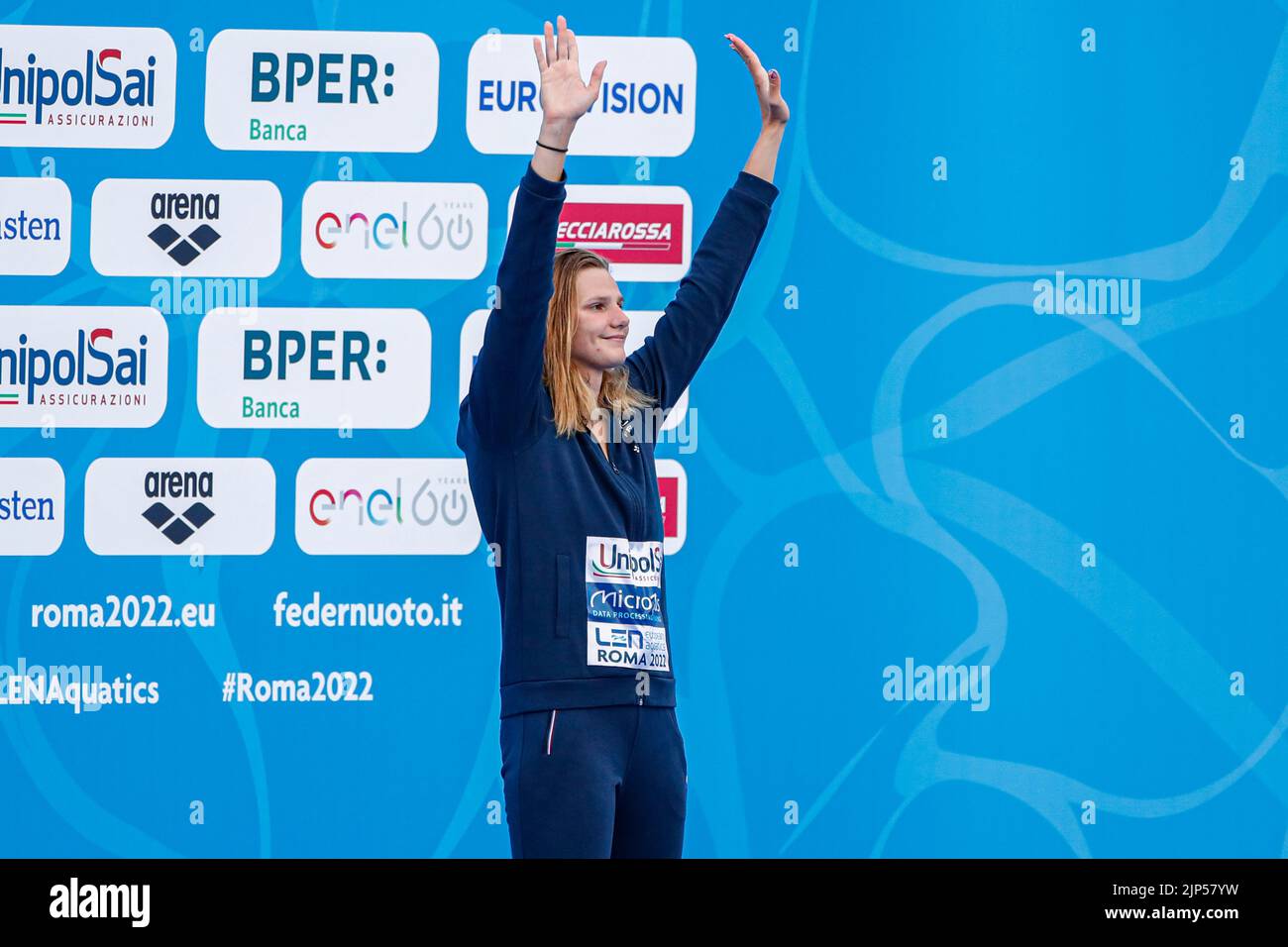ROME, ITALY - AUGUST 15: Marie Wattel of France during the women's 100m ...