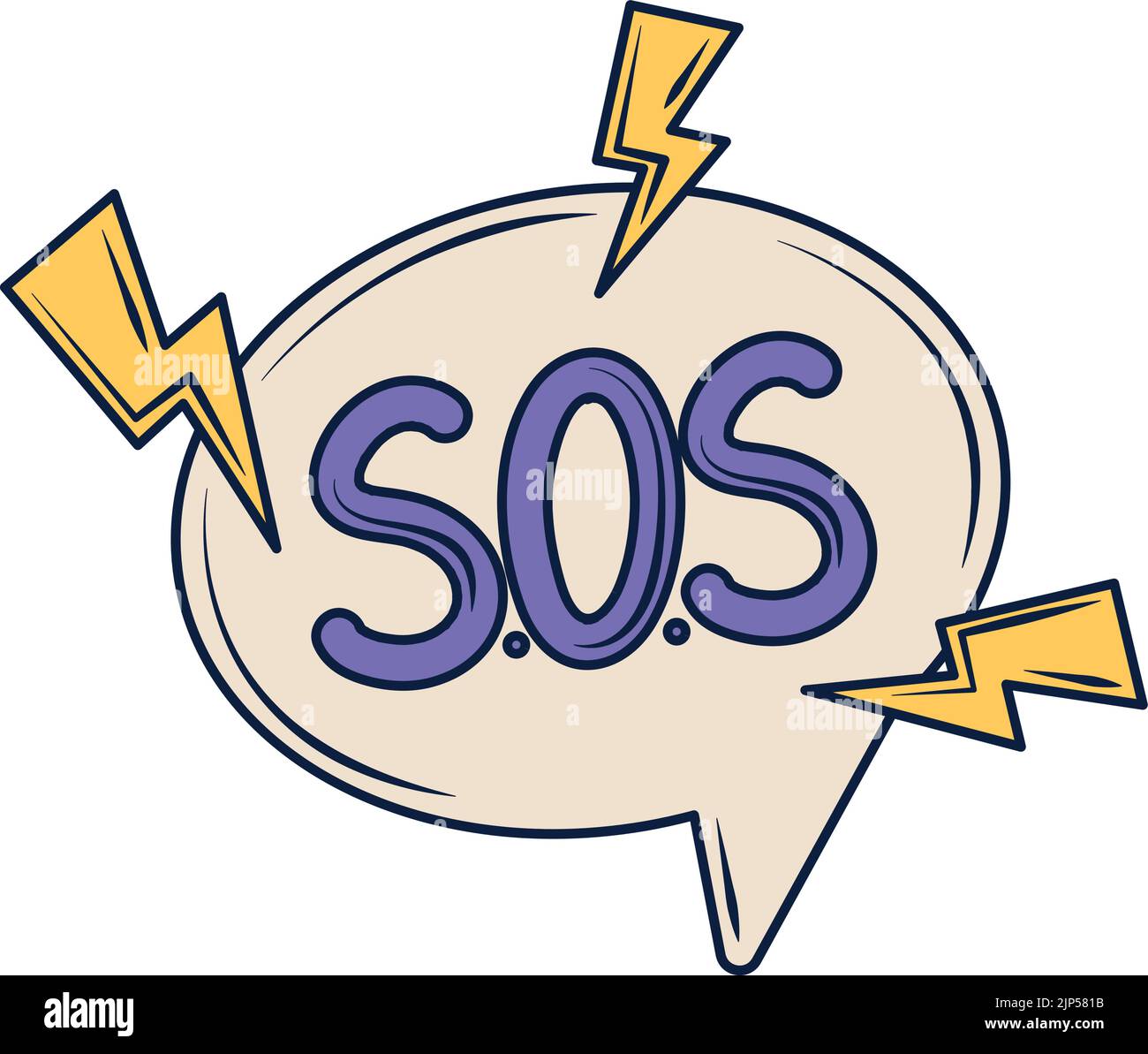 Danger emergency sos signal Stock Vector Images - Alamy