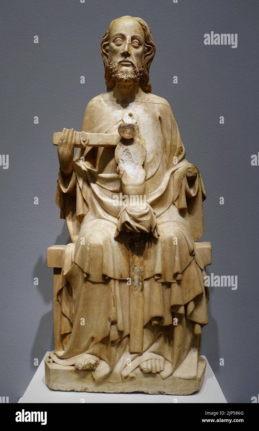 The Holy Trinity, sculptor unknown, Cluniac Abbey, France, 1300-1350 ...