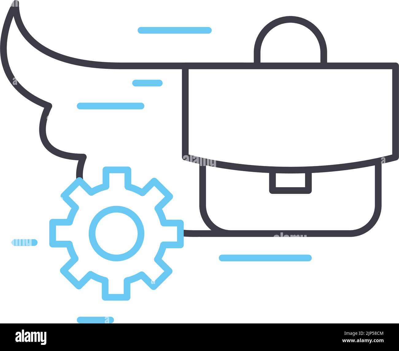 daily task line icon, outline symbol, vector illustration, concept sign ...