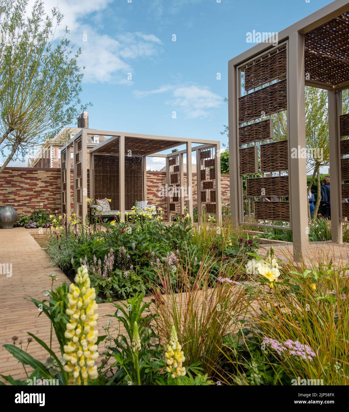 The Stitchers' Garden at the Chelsea Flower Show 2022, London designed ...