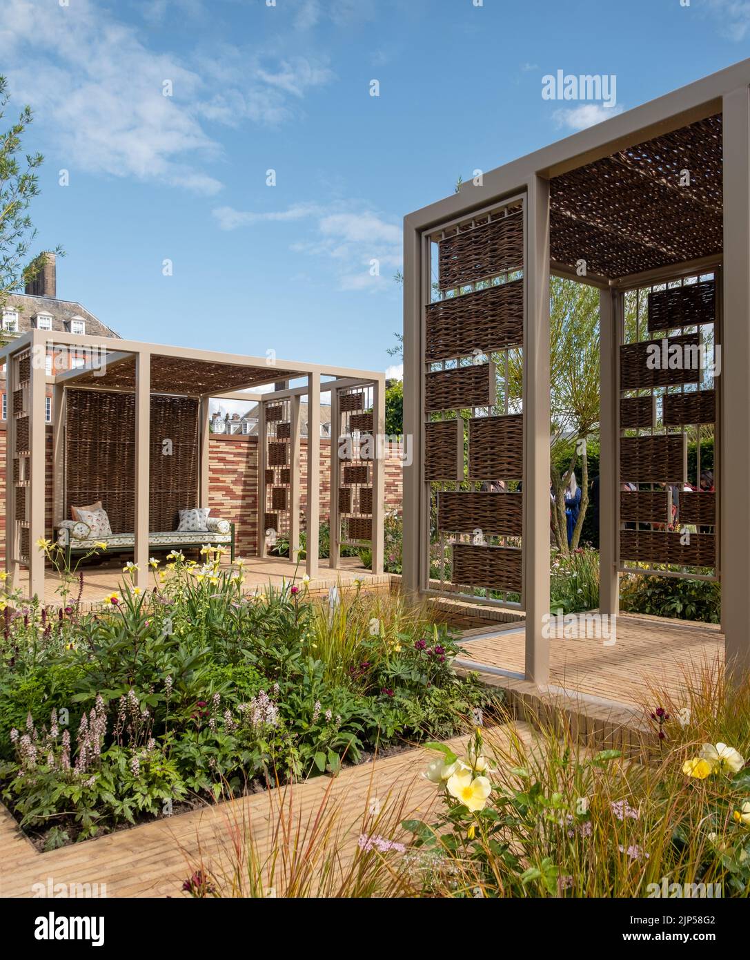 The Stitchers' Garden at the Chelsea Flower Show 2022, London designed ...