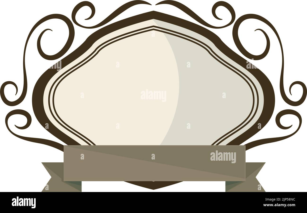 heraldry frame label Stock Vector Image & Art - Alamy