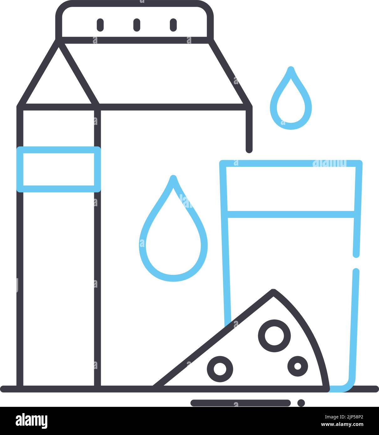 Products dairy farming Cut Out Stock Images & Pictures - Alamy