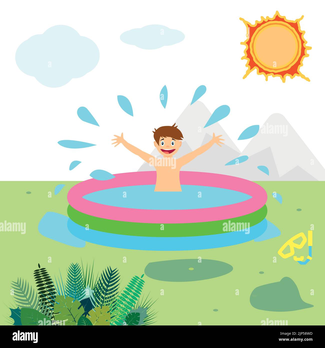 Children spa Stock Vector Images - Alamy