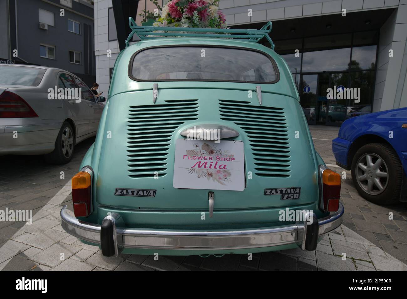 The legendary car supermini Zastava 750 (Fiat 600) which was produced ...