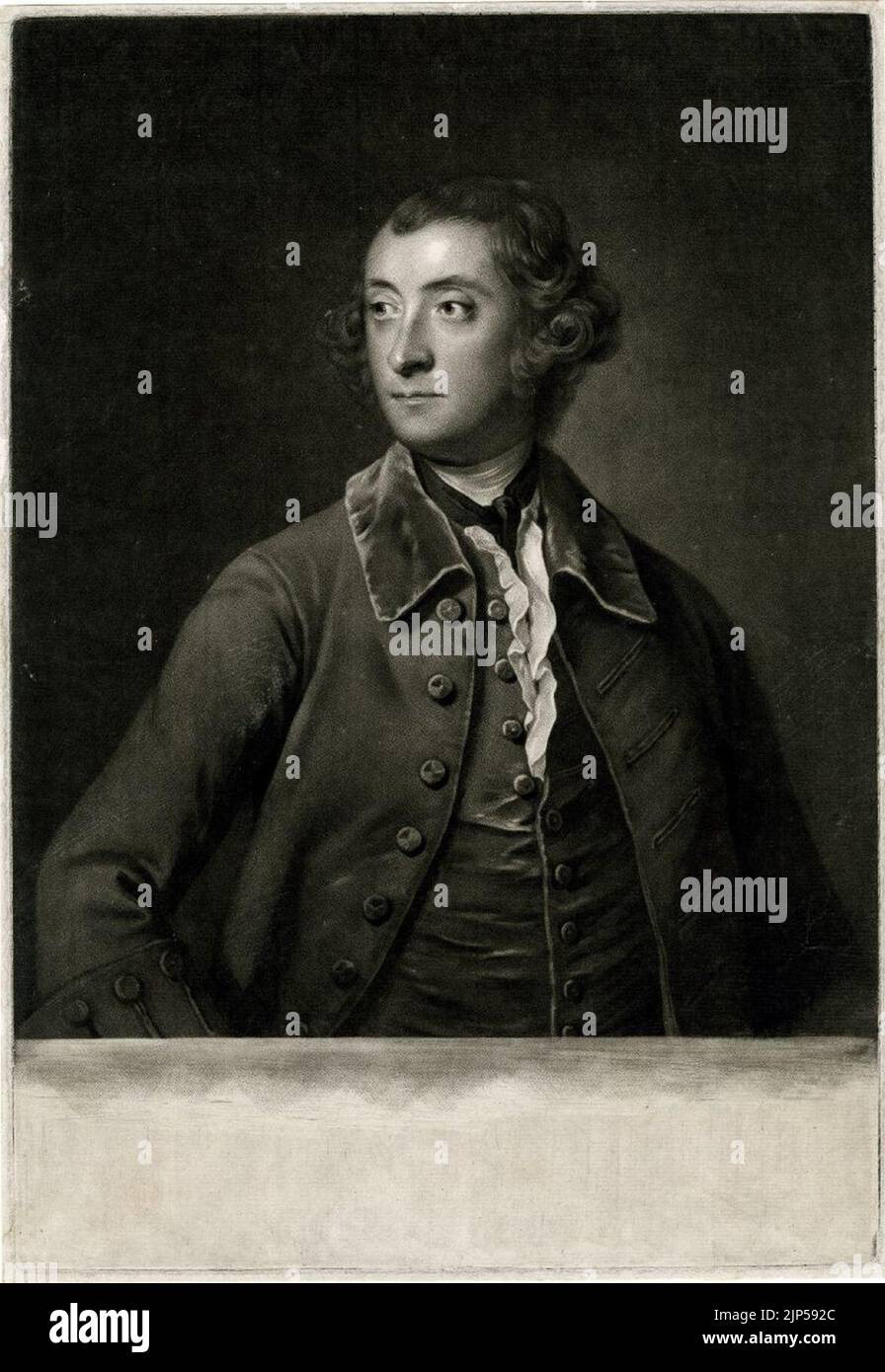 The Honourable Francis Charteris Esqr by Richard Houston Stock Photo ...