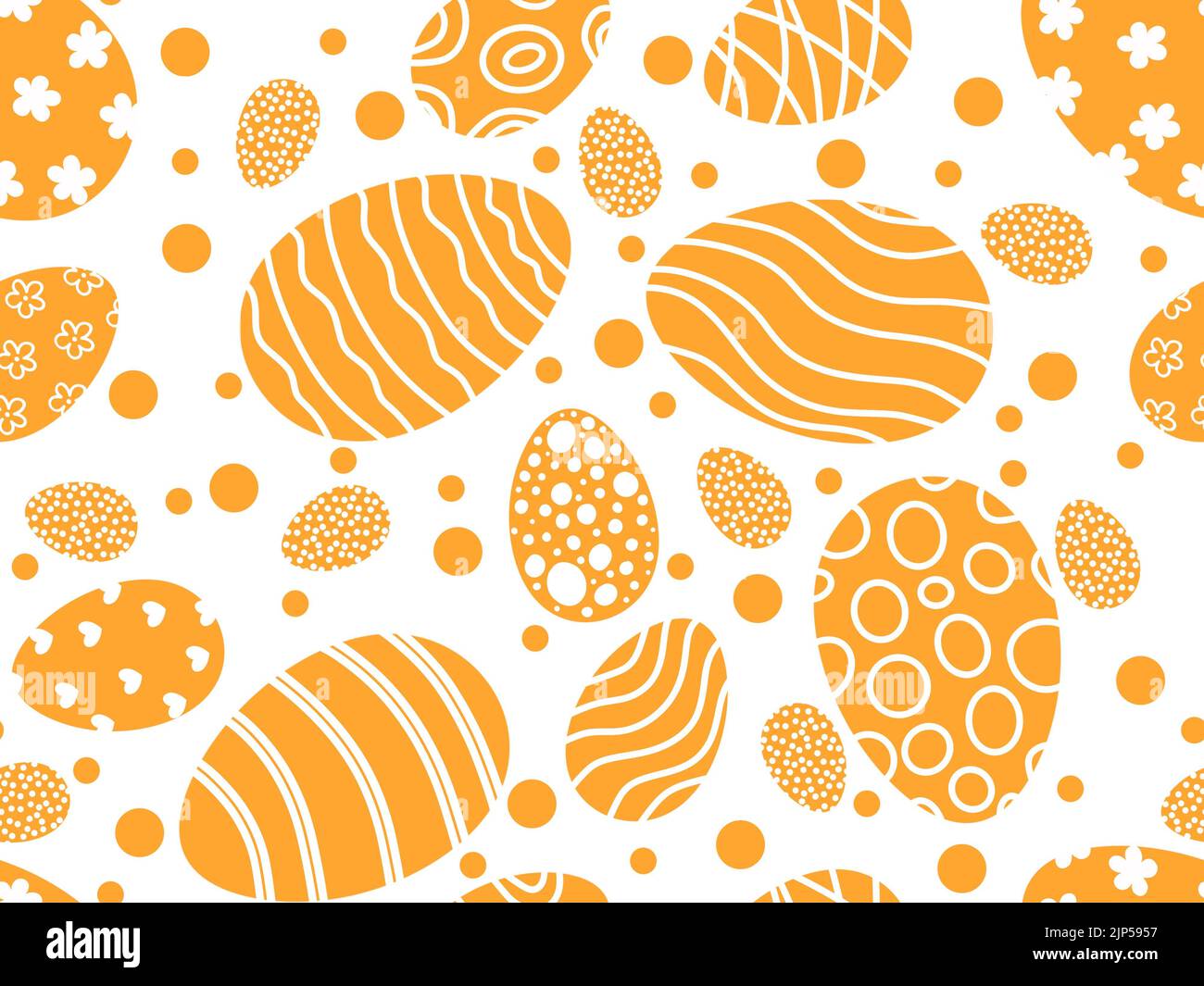 Easter eggs seamless spring pattern for kids clothes print and ...