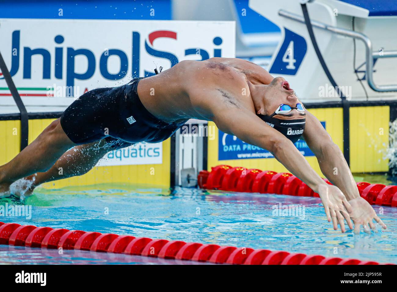 ROME, ITALY - AUGUST 15: Thomas Ceccon of Italy during the men's 50m ...