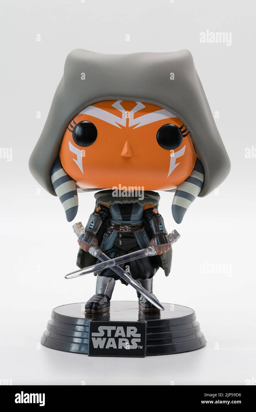 CHESTER, UNITED KINGDOM - JULY 31ST 2022: Ahsoka funko pop character ...