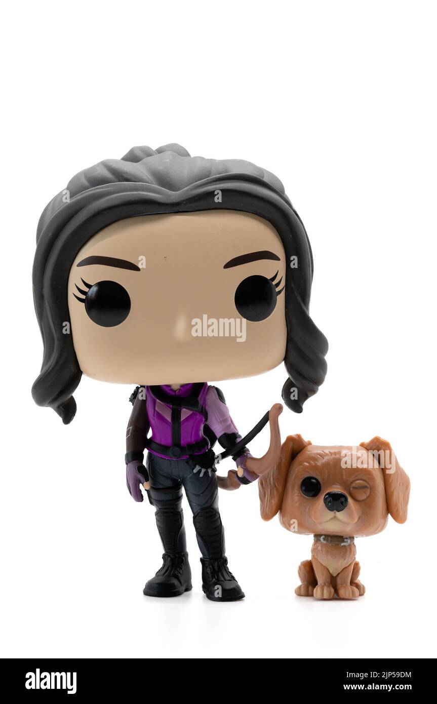 CHESTER, UNITED KINGDOM - JULY 31ST 2022: Kate Bishop and Pizza Dog ...