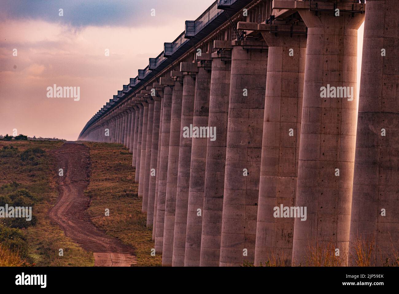 Nairobi National Park Kenya Railway Bridge Standard gauge railway ...