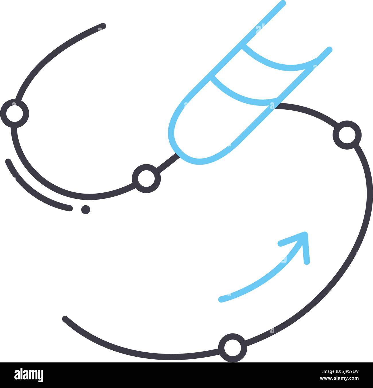 design sketch line icon, outline symbol, vector illustration, concept ...