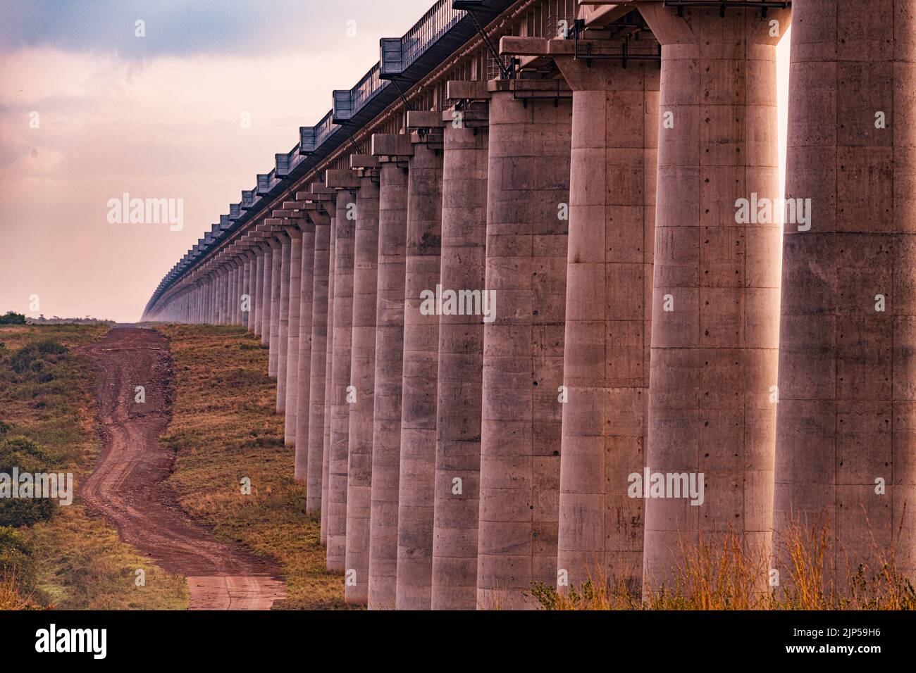 Nairobi National Park Kenya Railway Bridge Standard gauge railway ...