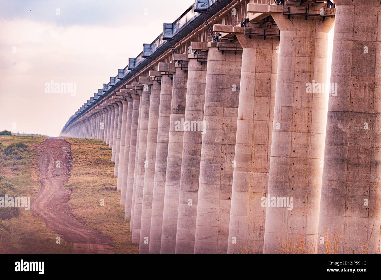 Nairobi National Park Kenya Railway Bridge Standard gauge railway ...