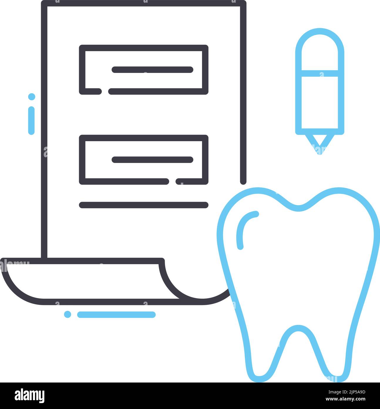 check up line icon, outline symbol, vector illustration, concept sign ...