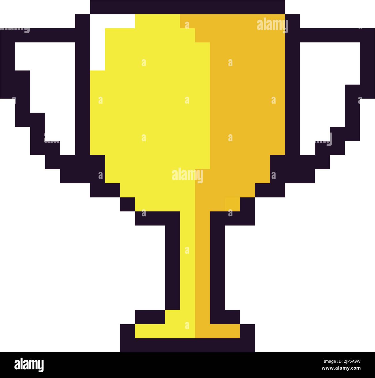 Pixel trophy prize game hi-res stock photography and images - Alamy