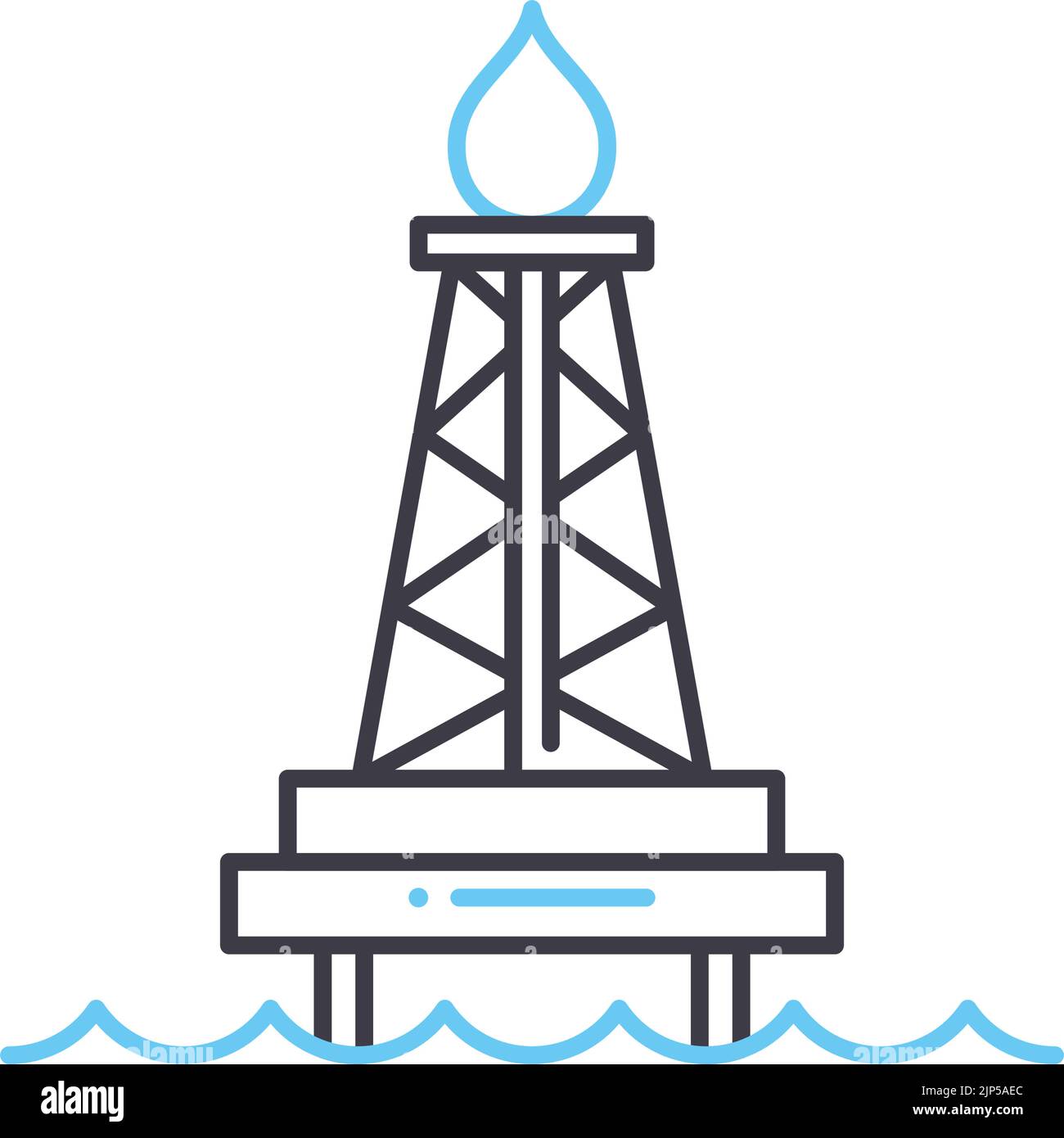 Drilling Rig Symbol Drilling Services Onshore Drilling Rig Icon