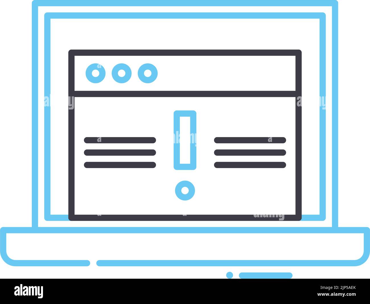 cyber robbery line icon, outline symbol, vector illustration, concept ... cyber robbery line icon, outline symbol, vector illustration, concept ...