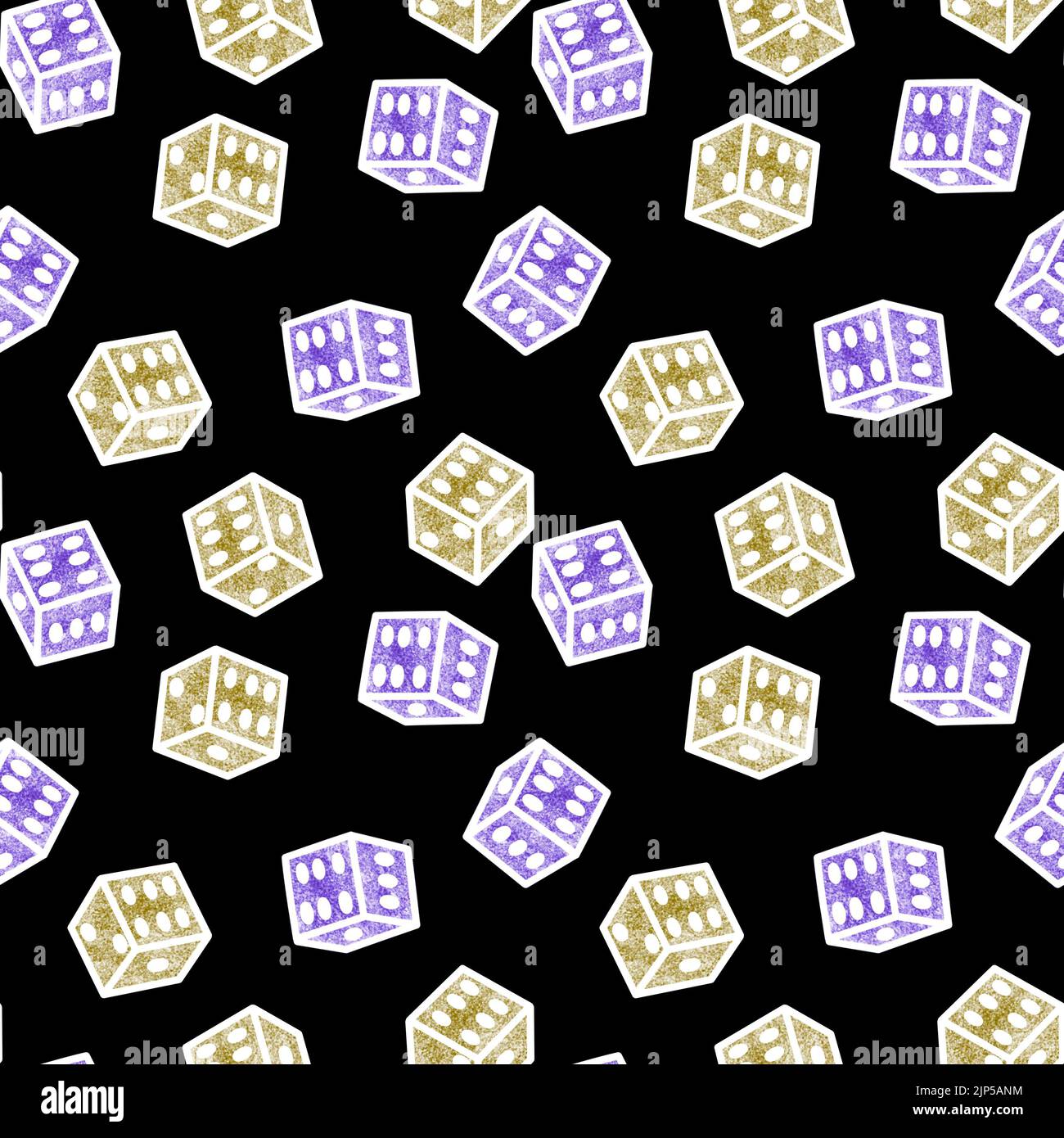 Cartoon geometric seamless game dice pattern for kids and clothes and ...