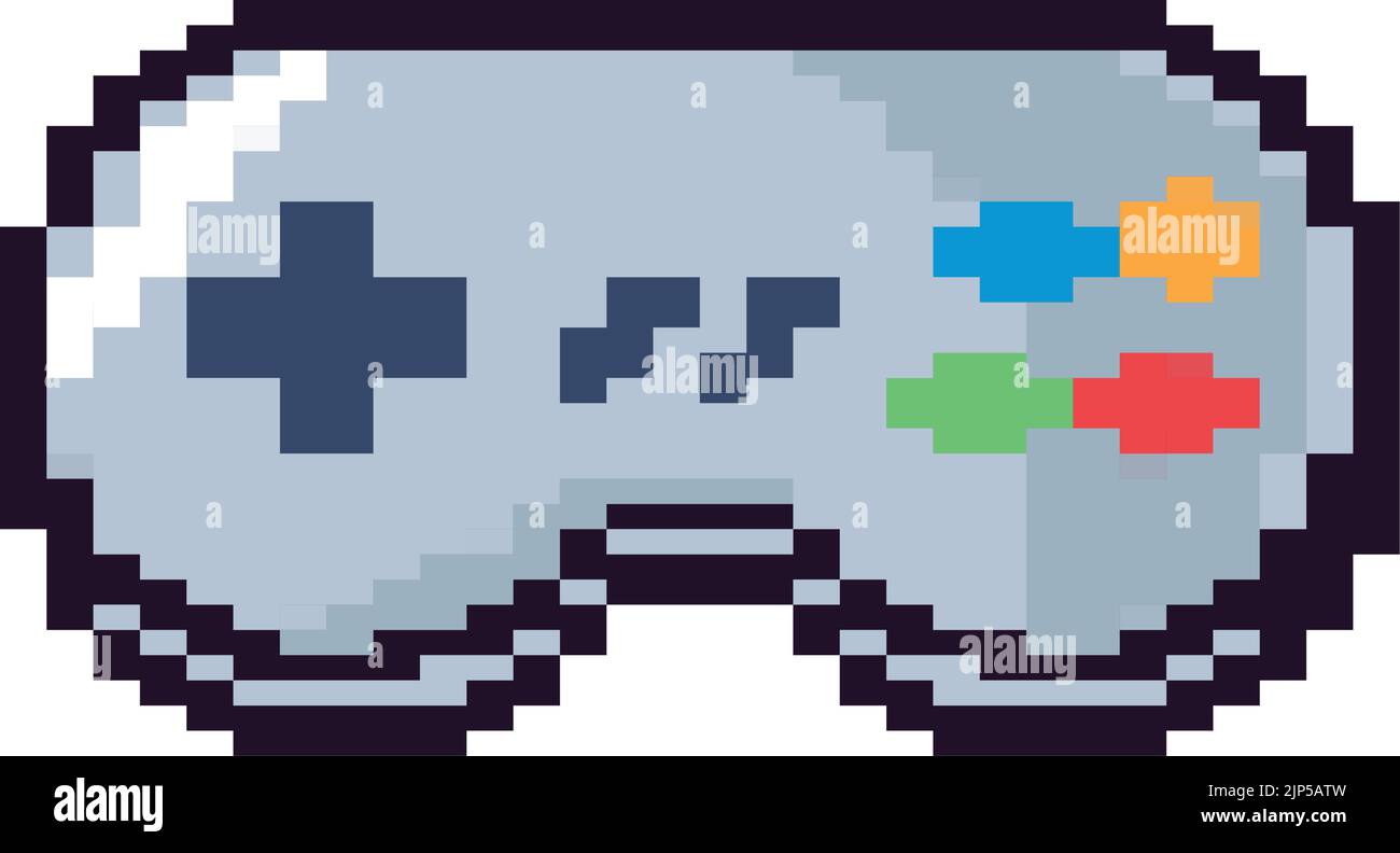 game control pixel art Stock Vector Image & Art - Alamy