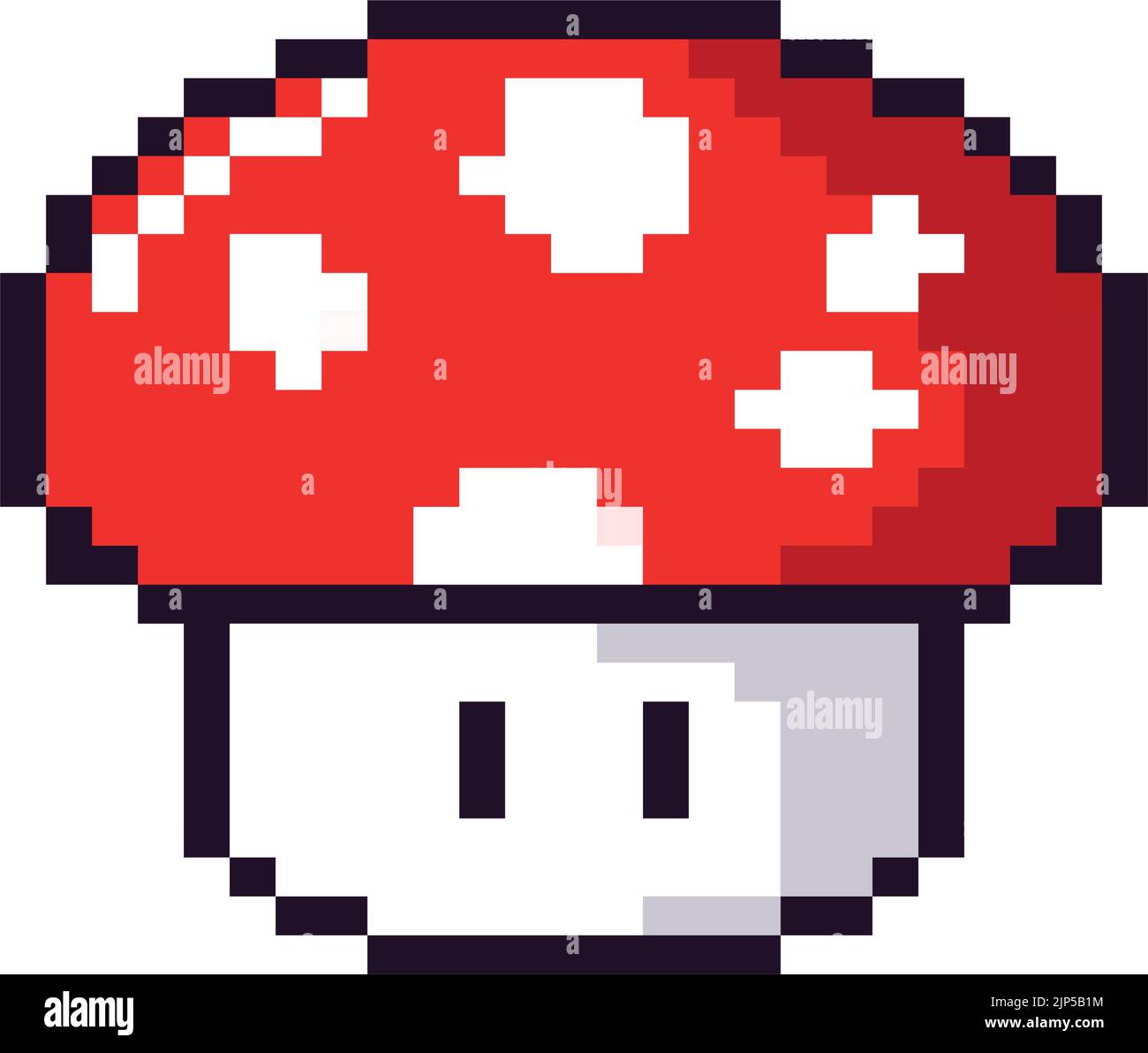 cute mushroom pixel art Stock Vector Image & Art - Alamy